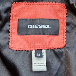 Diesel | Jackets & Coats | Rare Diesel Daredevil Lambskin Leather Moto ...
